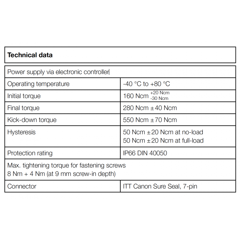 Continental VDO E-Gas II E-Gas Set-point sender - Powered via electronic controller