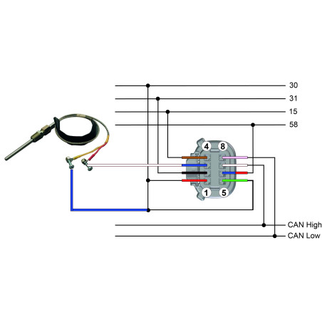 VDO (Genuine) VDO SingleViu 1383 Pyrometer 1000°C